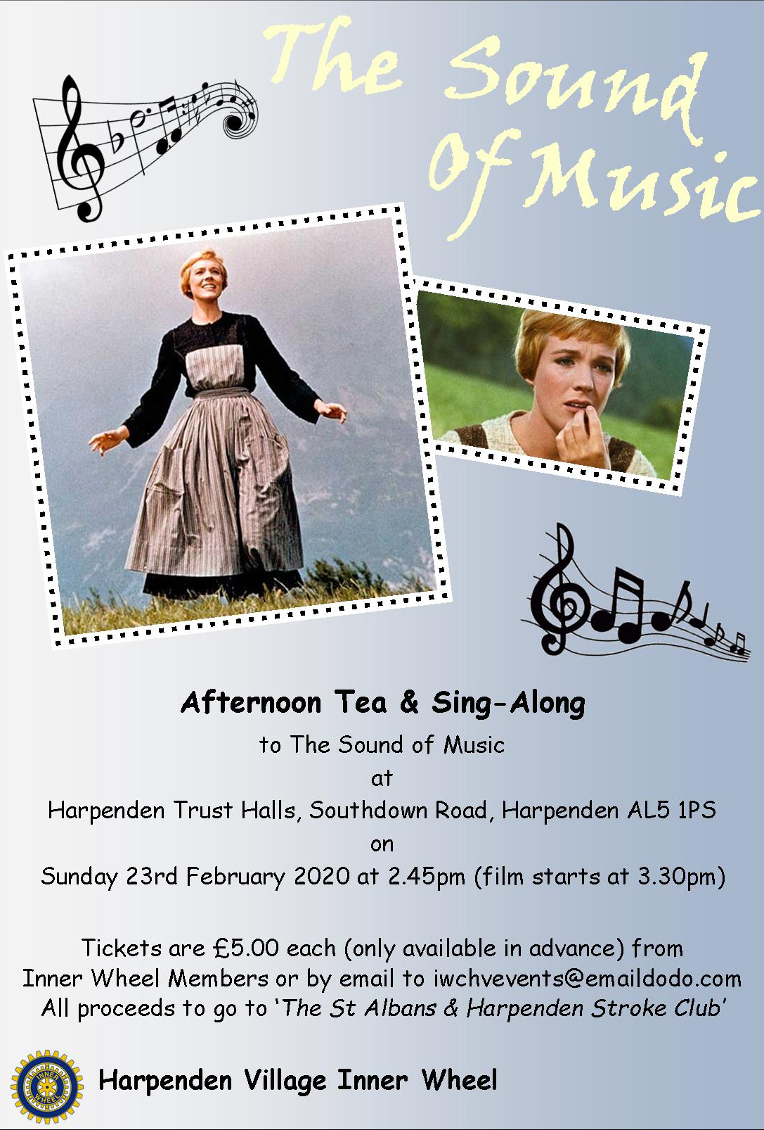 Sing-along event with afternoon tea | The Harpenden Trust