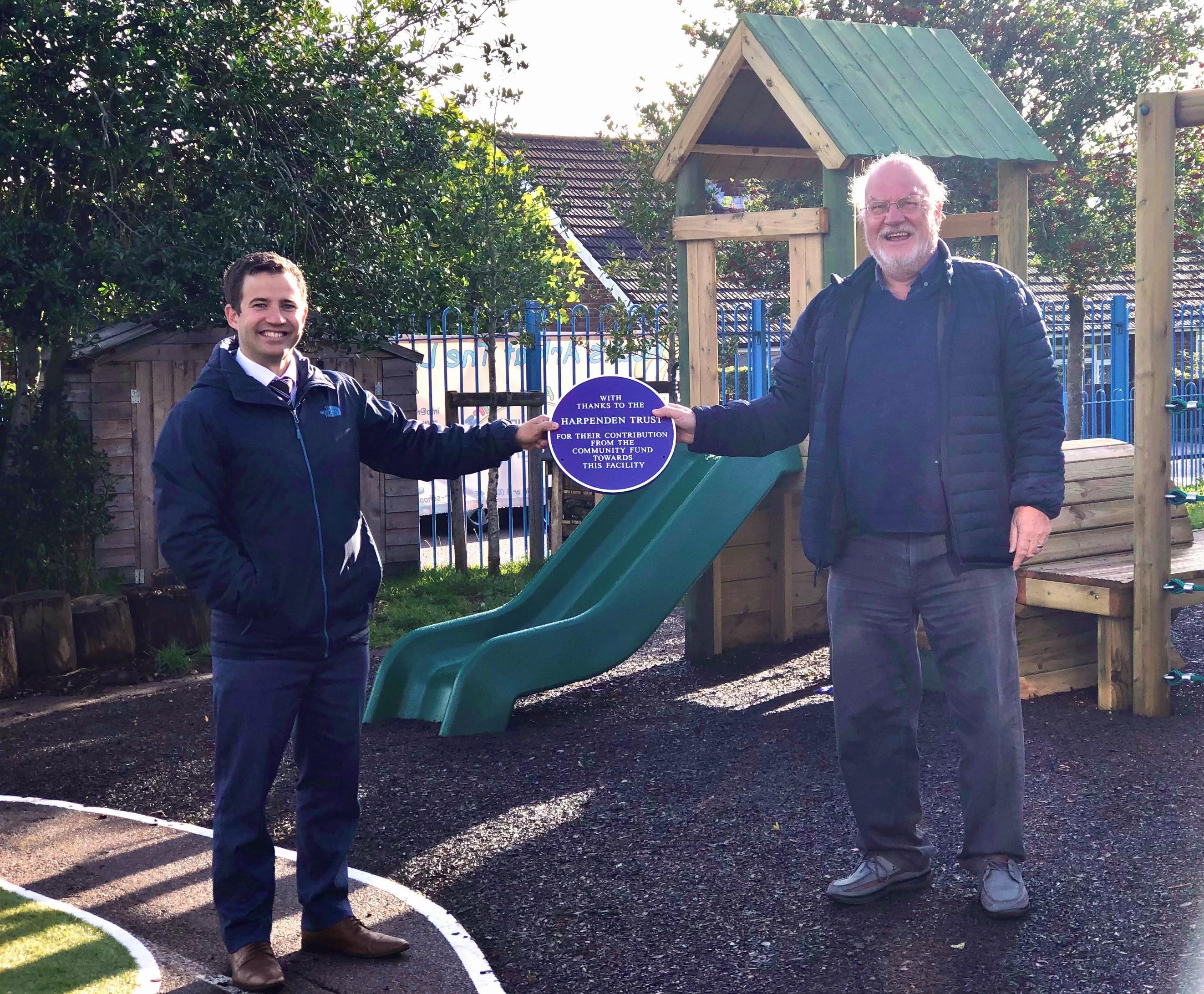 The Community Fund Provides a Grant for New Play Equipment at the Lea ...